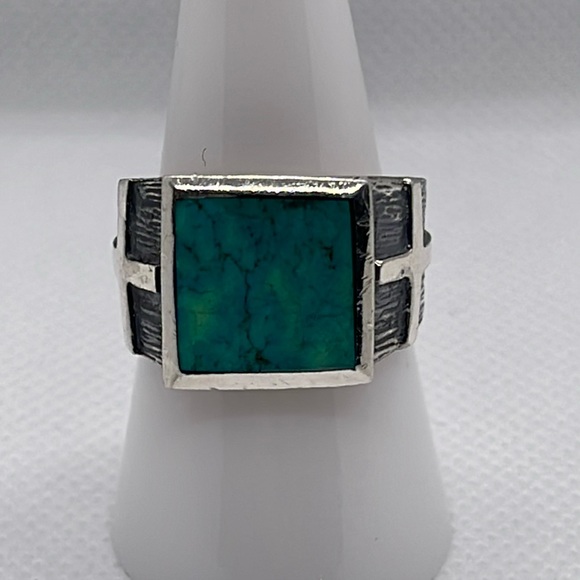 Buck Palmer | Accessories | Buck Palmer Turquoise Cross Ring | Poshmark